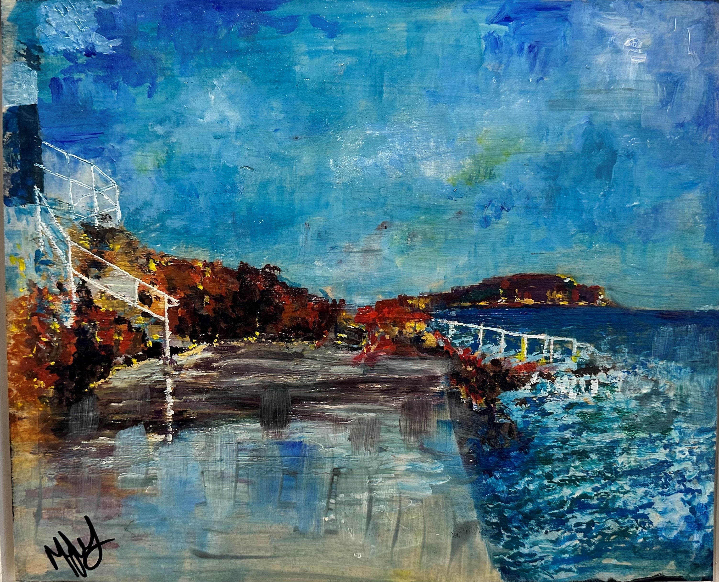 Bathing Pools 2 - Limited Edition Guernsey Print | Piccalillidesigns