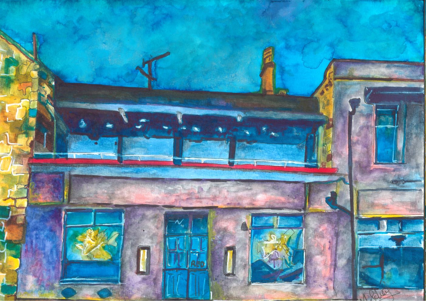 Red Grill House - Prints – Piccalillidesigns